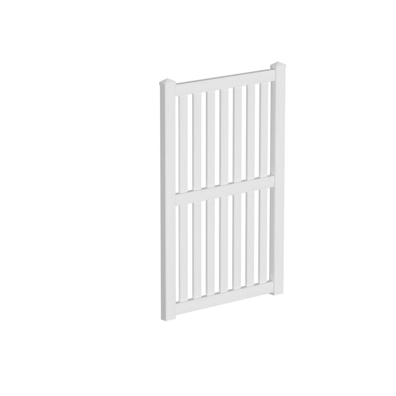 Vertical Slat PVC Pedestrian Gate – East Coast PVC Fencing